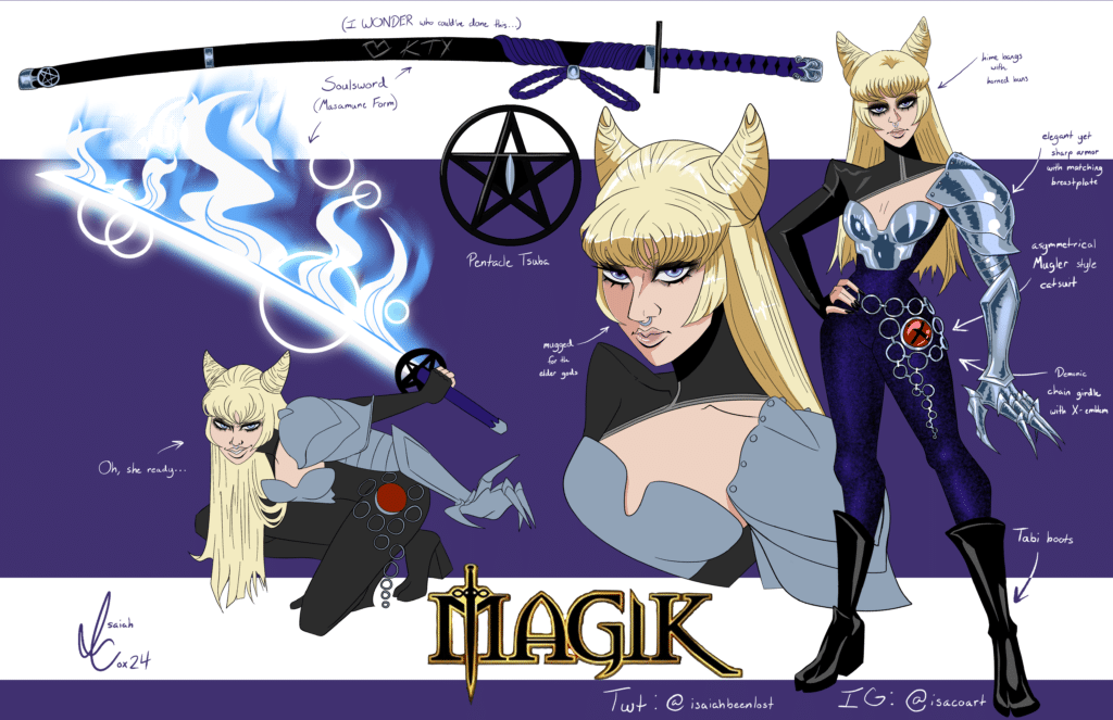 Oh, oh, it's Magik: Redesigning the X-Men's resident demon sorceress ...